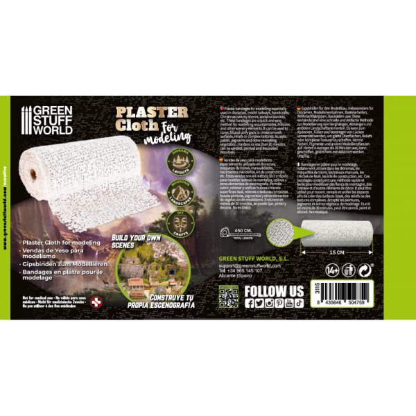 Plaster Cloth for Modeling