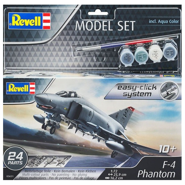F-4E Phantom Model easy-click system Model Set